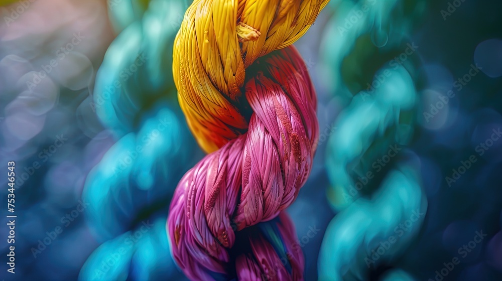 Strength in Unity: Diverse hands intertwine, forming an unbreakable ...