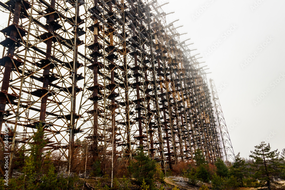 Duga, a Soviet over-the-horizon (OTH) radar system as part of the ...