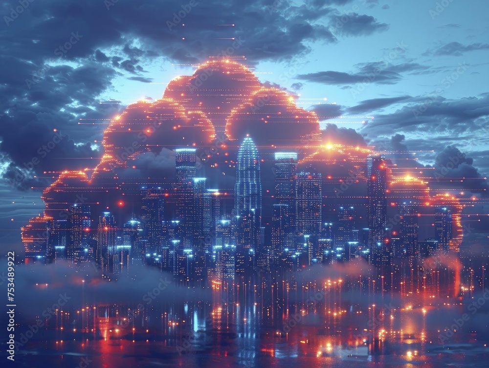 Cloud Scalability Skyline showcases how businesses can effortlessly ...