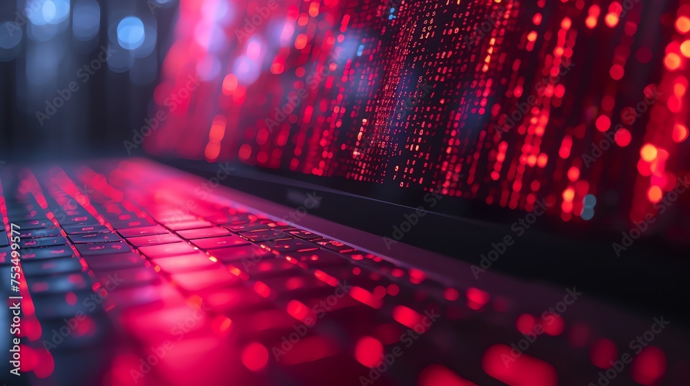 cyber attack background, hacking symbols, cybersecurity virus threats ...