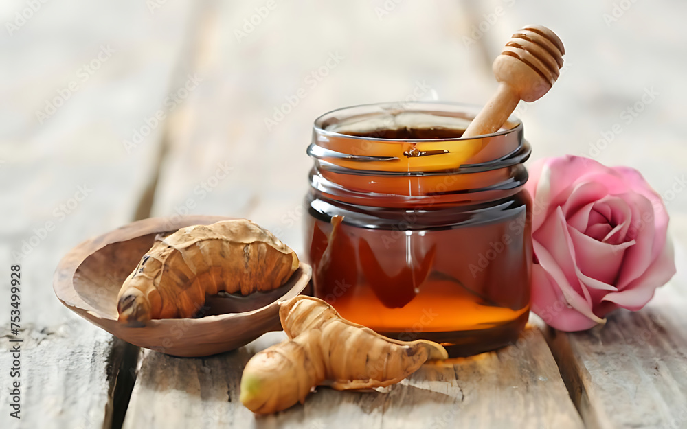 Face mask of tamarind on wodoen surafce i e tamarind extract or ...