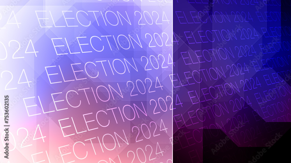Election text background for 2024 presidential campaign creative ...