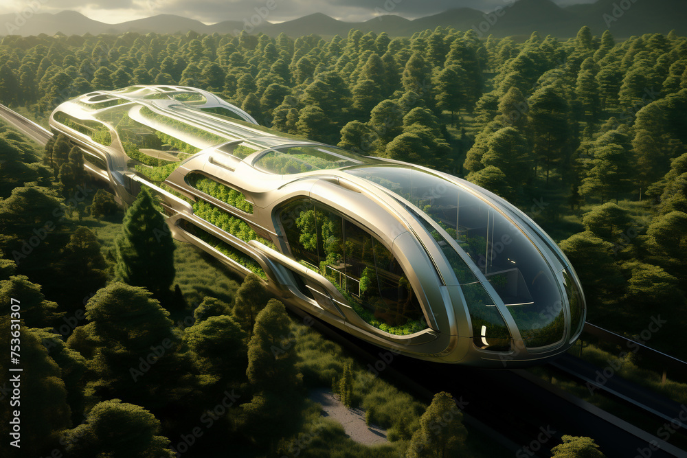 co-conscious logistics, aerial perspective, sustainable transport, 3D ...