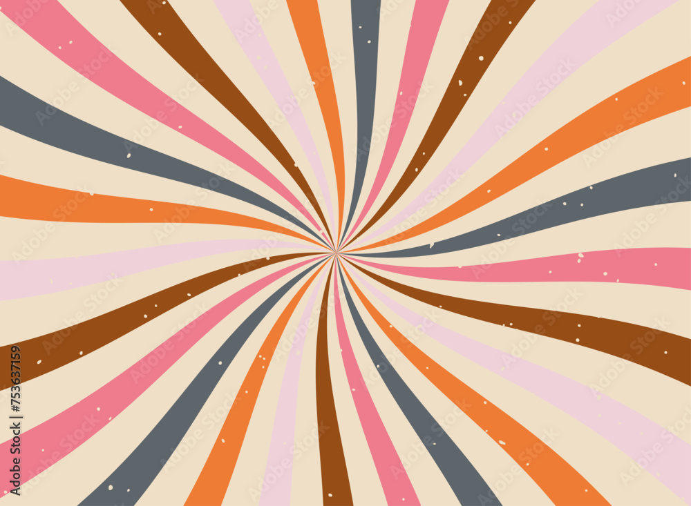 Ice cream and candy swirl background, lollipop vortex patterns ...