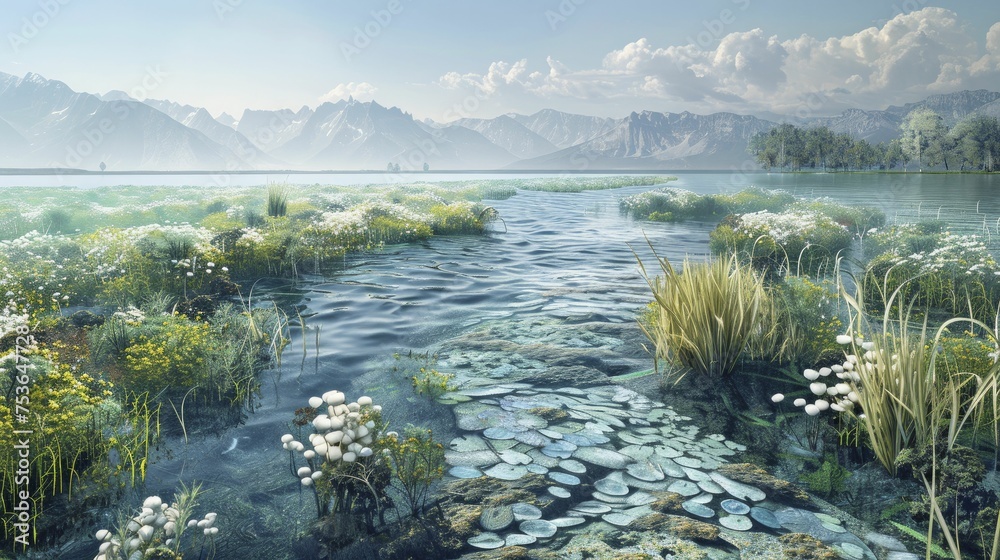 Digital Visualization Depicts A Coastal Buffer Zone Utilizing