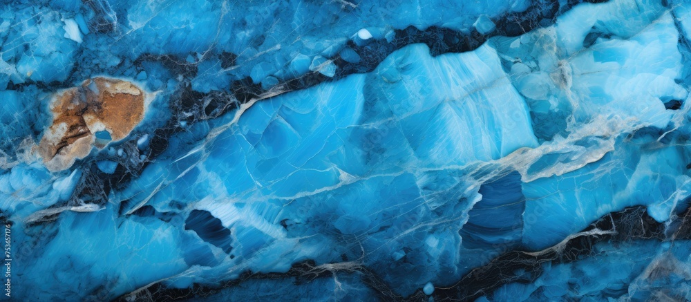 High resolution polished Blue Onyx Marble texture mimicking Aqua ...