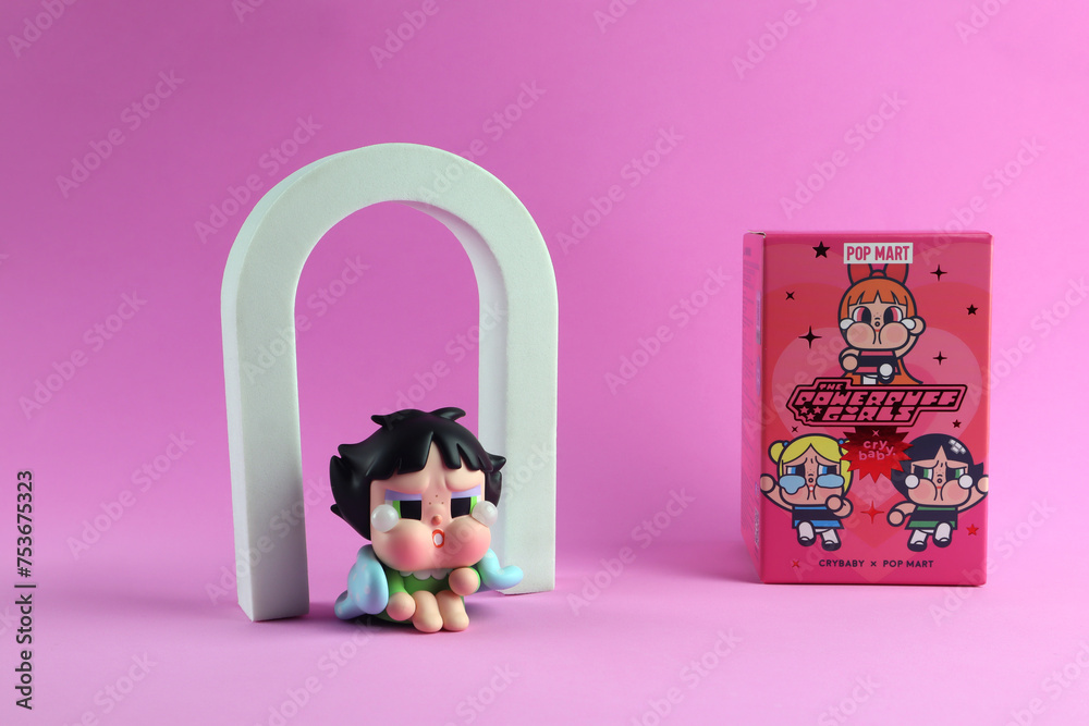 art toys crybaby collaboration with power puff girls collection from ...