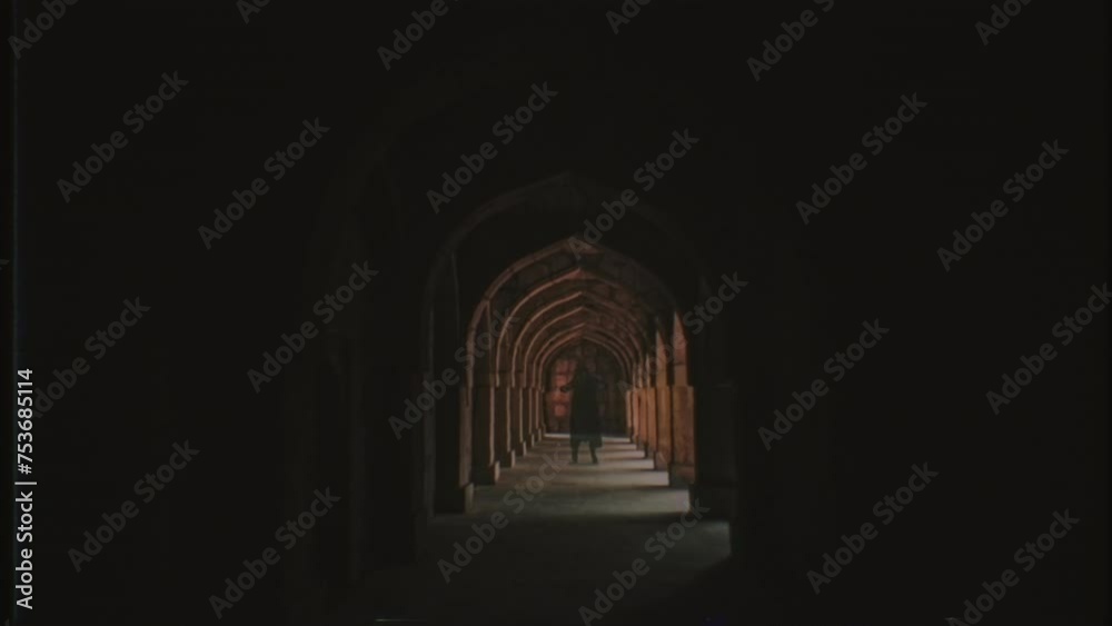 Paranormal Evil Spirit Attacking Creepy Old VHS Effect Tracking Shot ...