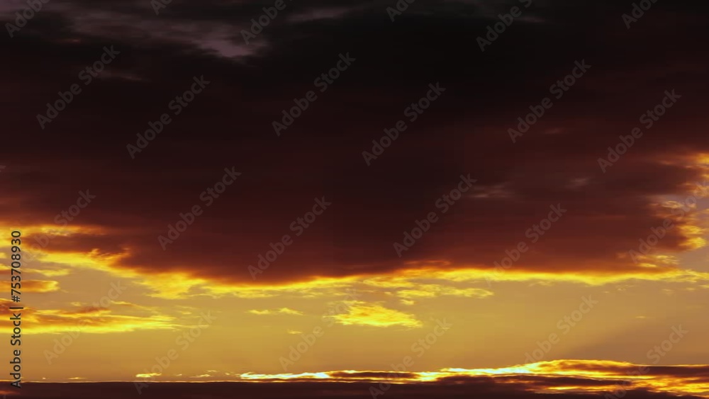 Vidéo Stock Cumulus clouds form against brilliant Blue skies sky, clean ...