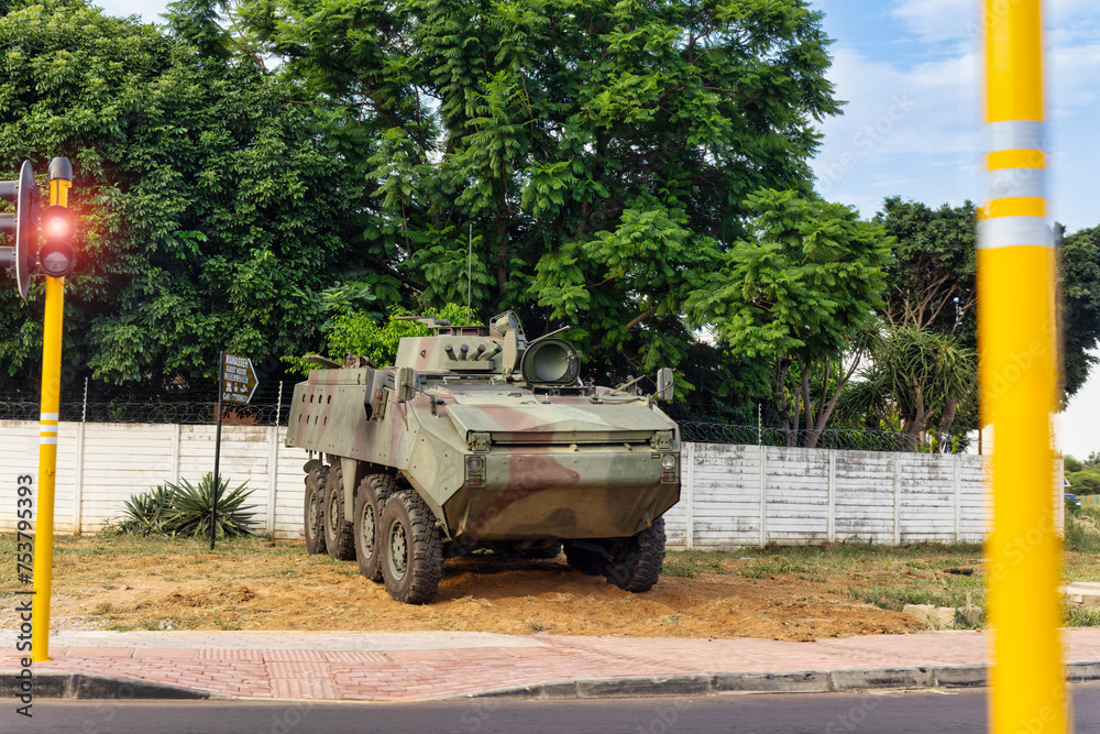 military vehicle, coup in an african country, 8×8 Light Armored ...