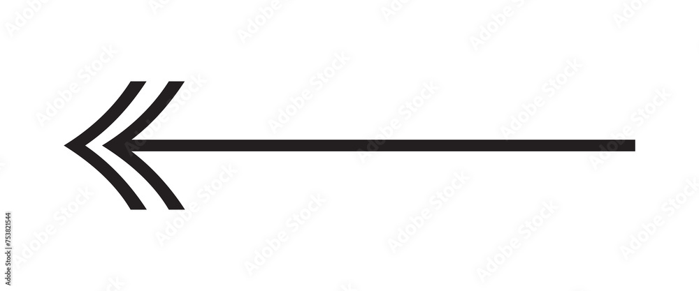 Arrows Collection. Black Arrow Direction Signs Forward And Down For ...