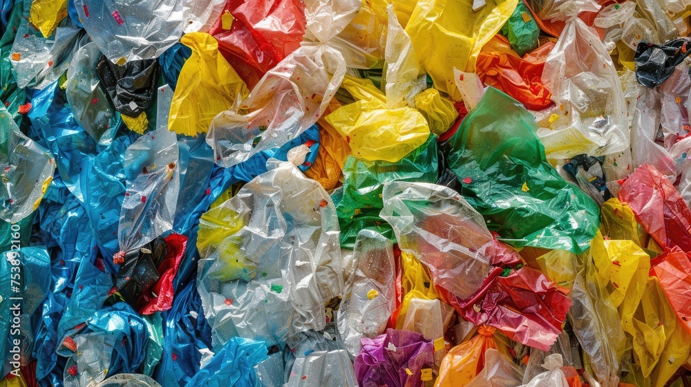 Color photo of a biodegradable material substitute reducing plastic ...