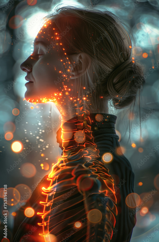 Human anatomy, body and bones medical problems with the spine and ...