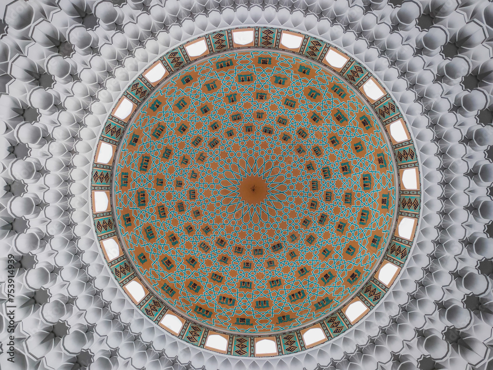 Mosque Ceiling in Al-Bukhary public mosque in Alor Setar, Kedah ...