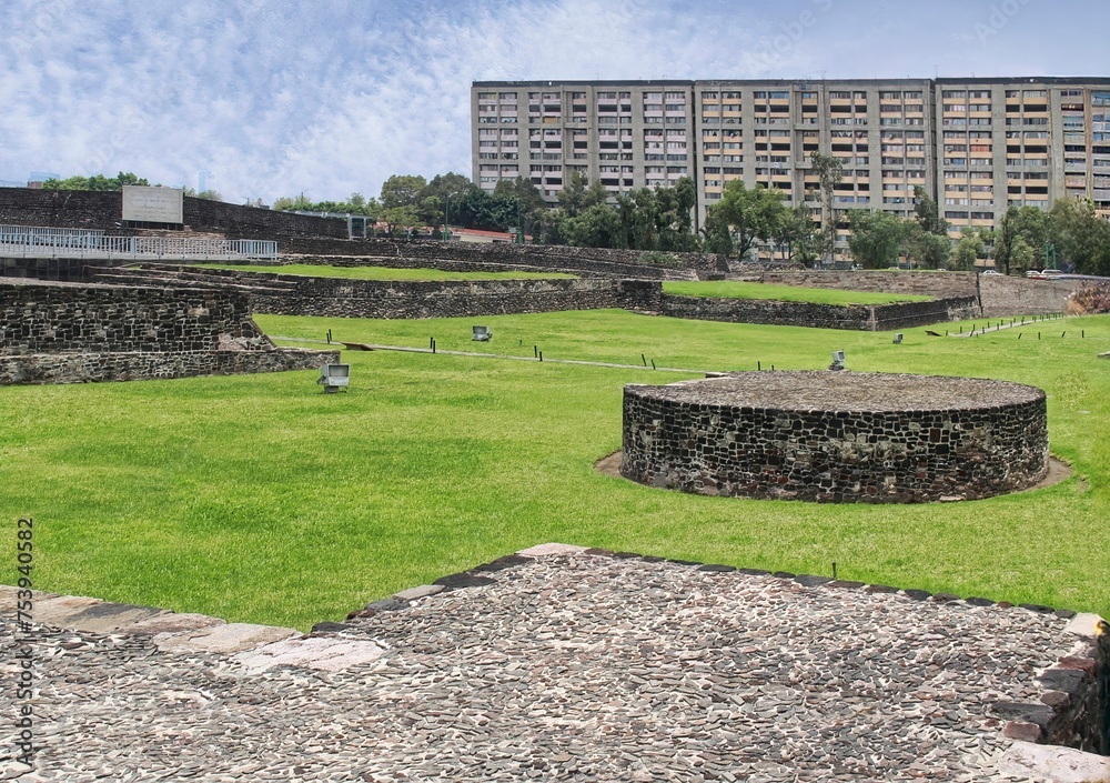 Tlatelolco was an important city of the Ancient Aztec Empire, near the ...