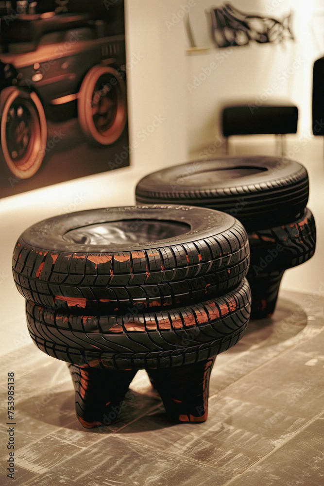 Eco-Friendly Tire Repurposed Furniture: Sustainable Design for Stylish ...