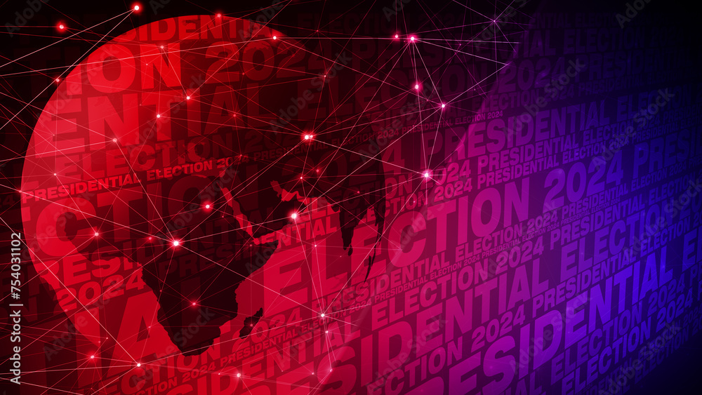 Background presidential election text and its political roots design ...