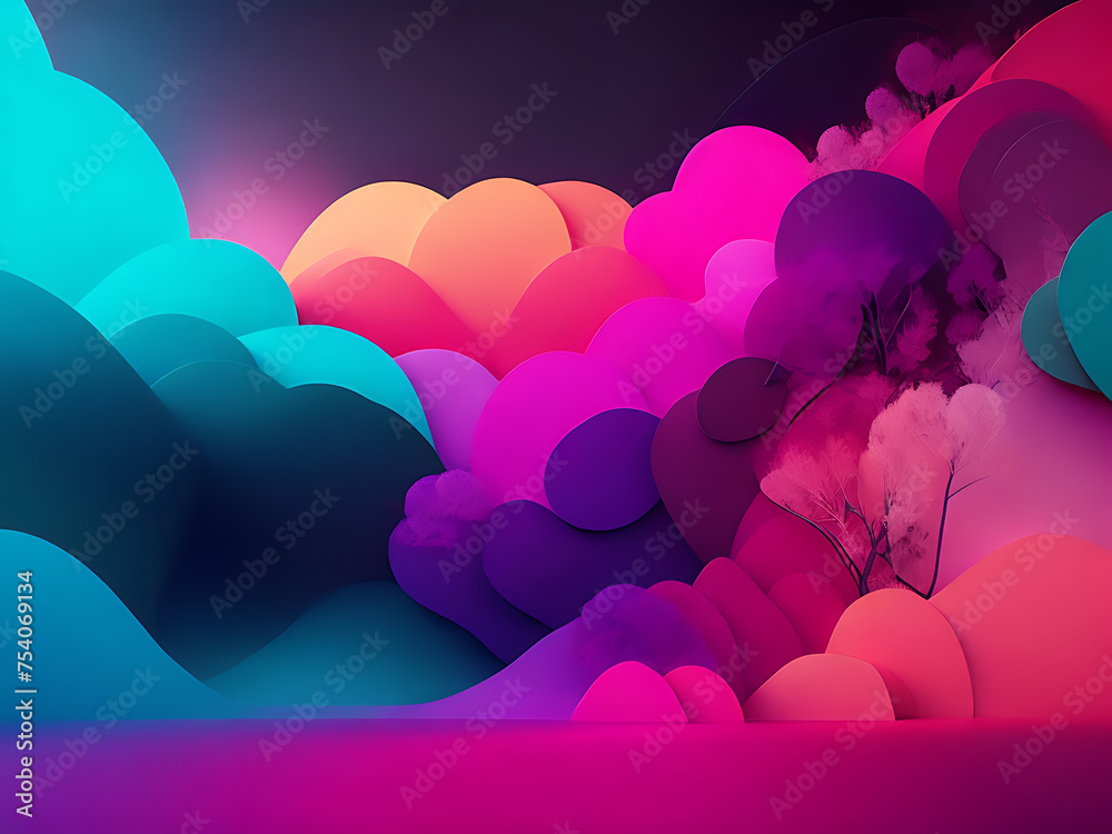 best wellpaper hd background with seven color,cute wellpaper Stock ...