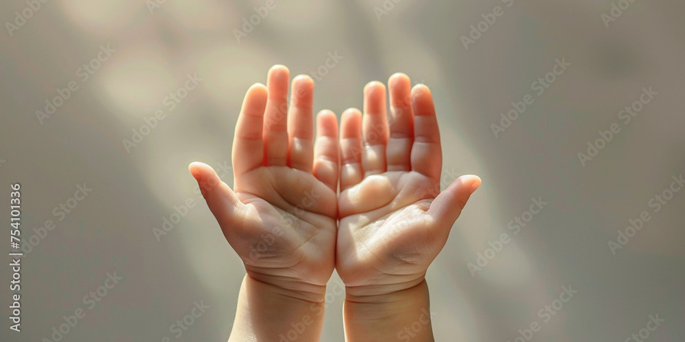 Praying hands with faith in religion and belief in god. power of hope ...