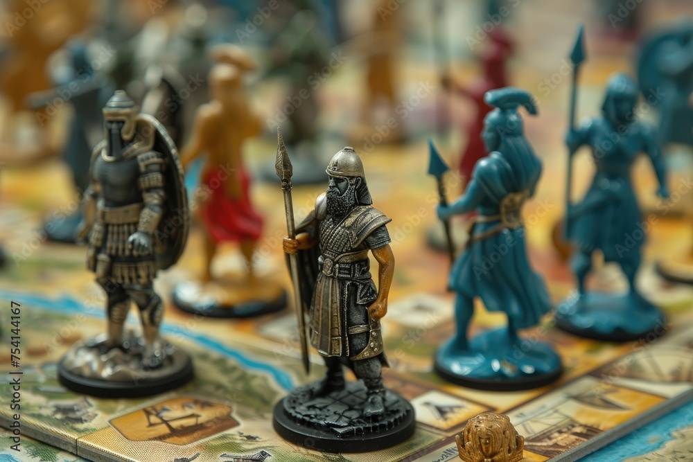 board game based on ancient civilizations, with beautifully designed ...