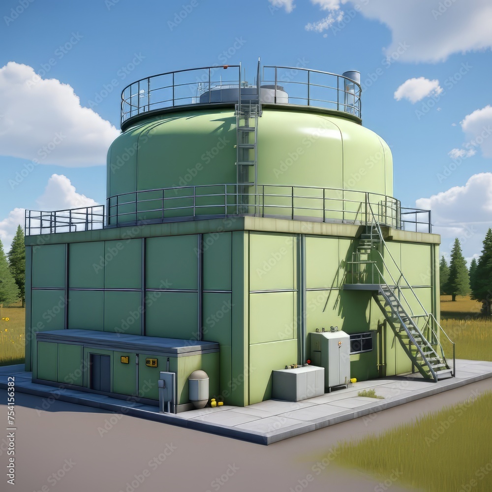 Illustration of a Small Modular Reactor | Nuclear power of the future ...