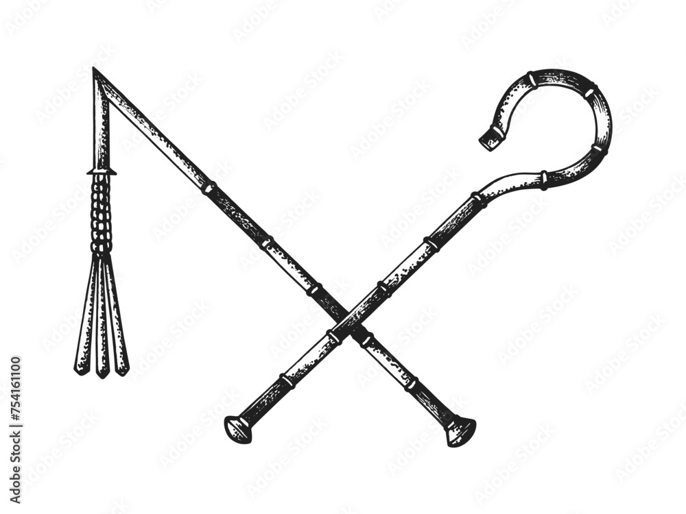 Crook and Flail Heka and Nekhakha Symbols of Authority of Ancient ...