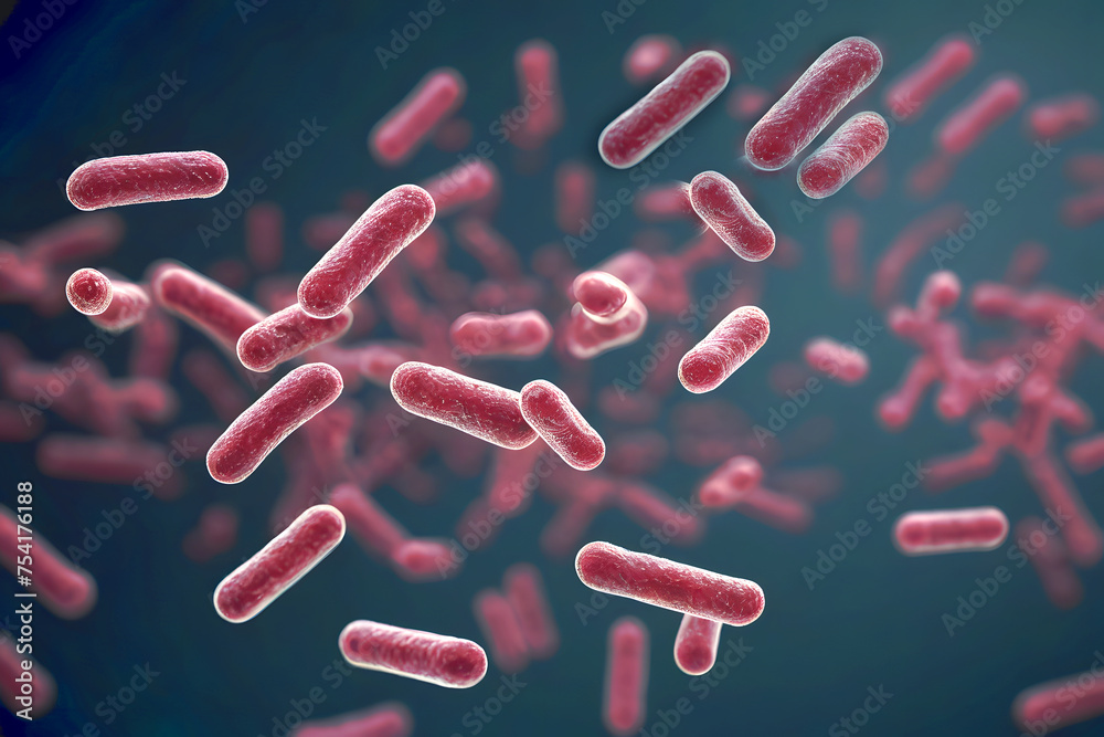 Pictures of viruses and bacteria that live in the human body or in ...