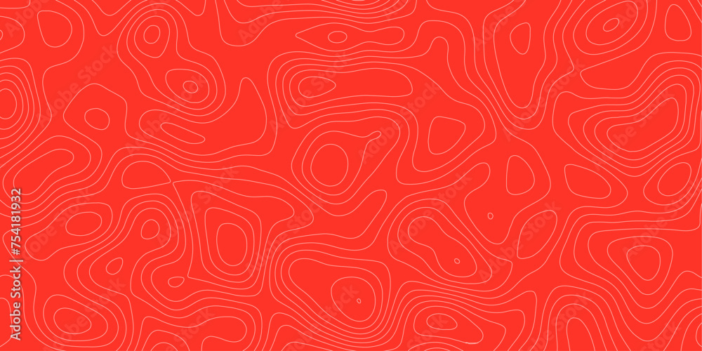 Vetor de Red geography scheme map background round strokes abstract ...