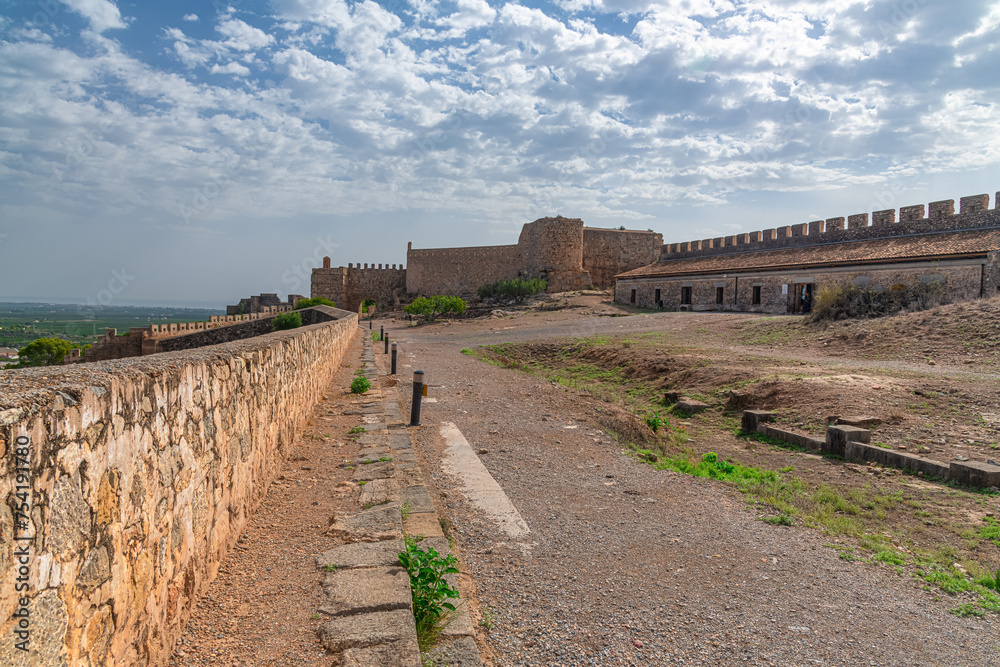 Sagunt, Valencia - Spain - View of the castle in Sagunt, showcasing ...