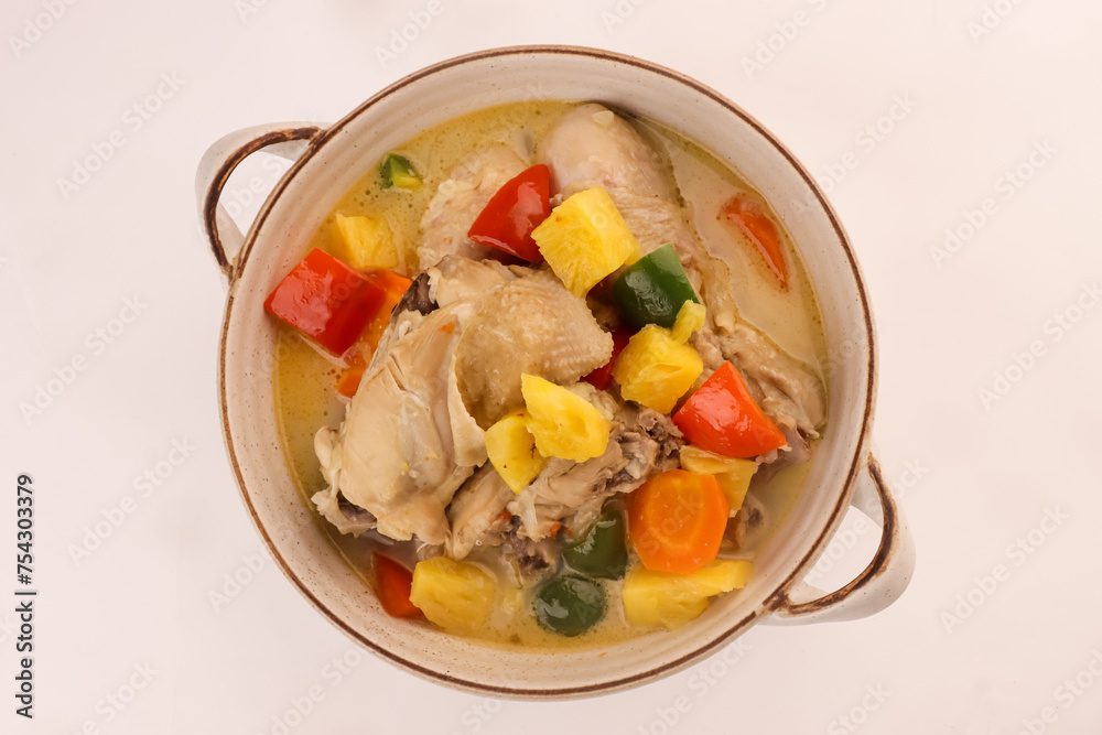Pininyahang Manok Sa Gata is Pineapple Chicken in Coconut Milk ...