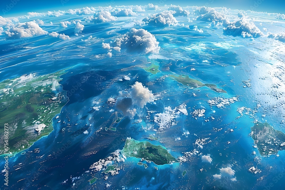 Intricate Earth Patterns Seen from Space, To provide a stunning and ...