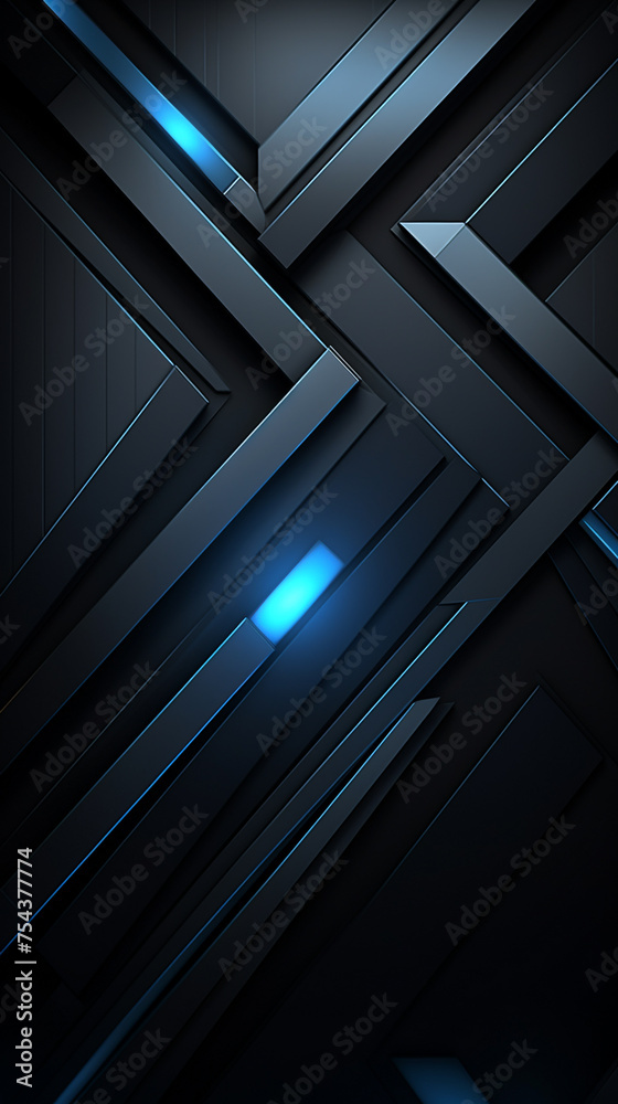 2d futuristic abstract wallpapers black background geometric background ...