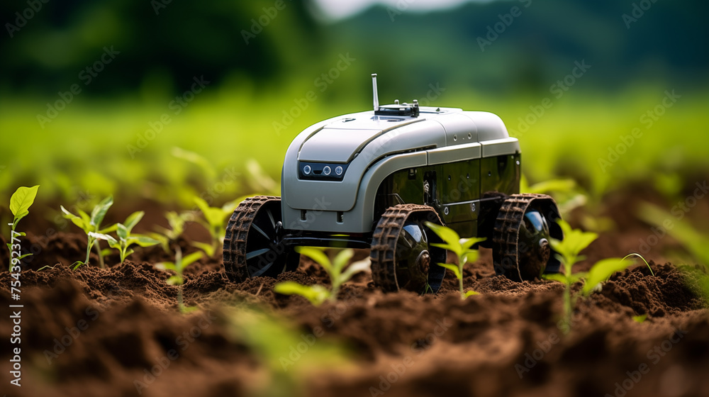 Agriculture robotic and autonomous car working in smart farm, Future 5G ...