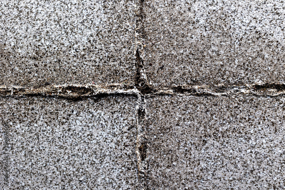 Tile background. Balcony tiles. Problems with the joint for tiles ...