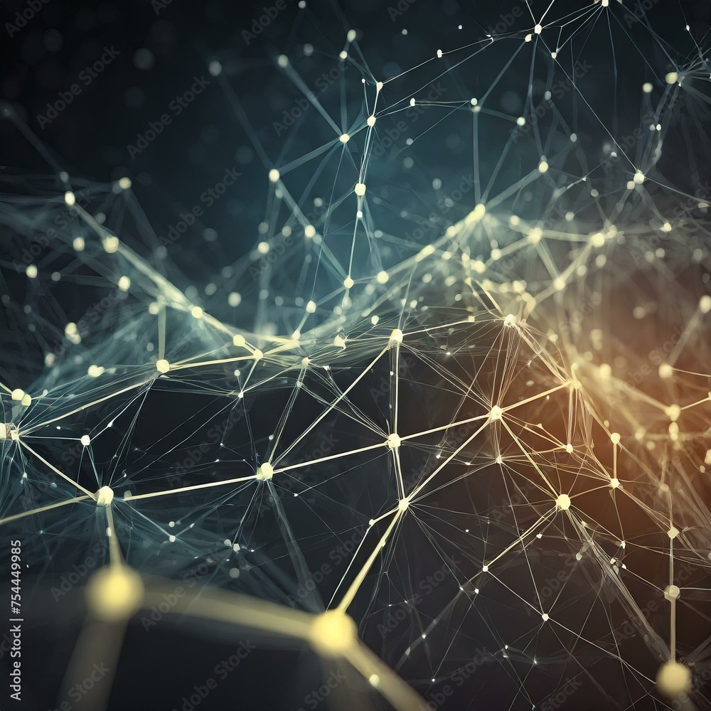 Interconnected Intelligence: Unraveling the AI Web Stock Illustration ...