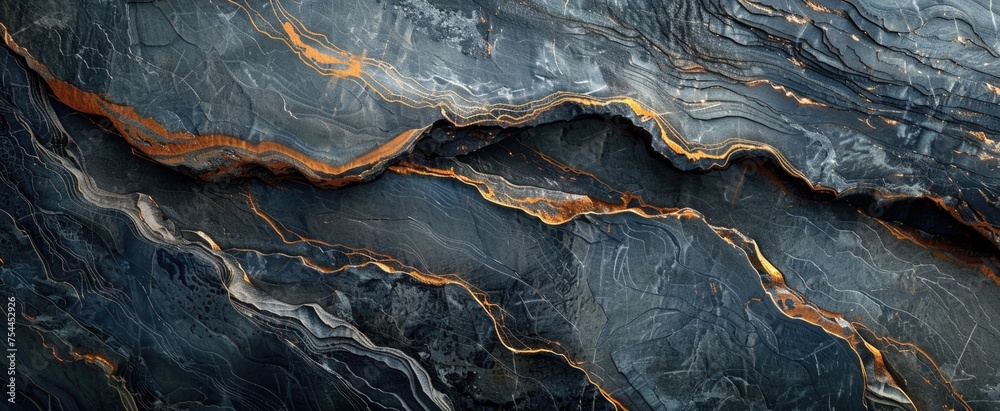 Zoomed-in photograph of granite slab, focusing on the variations in ...