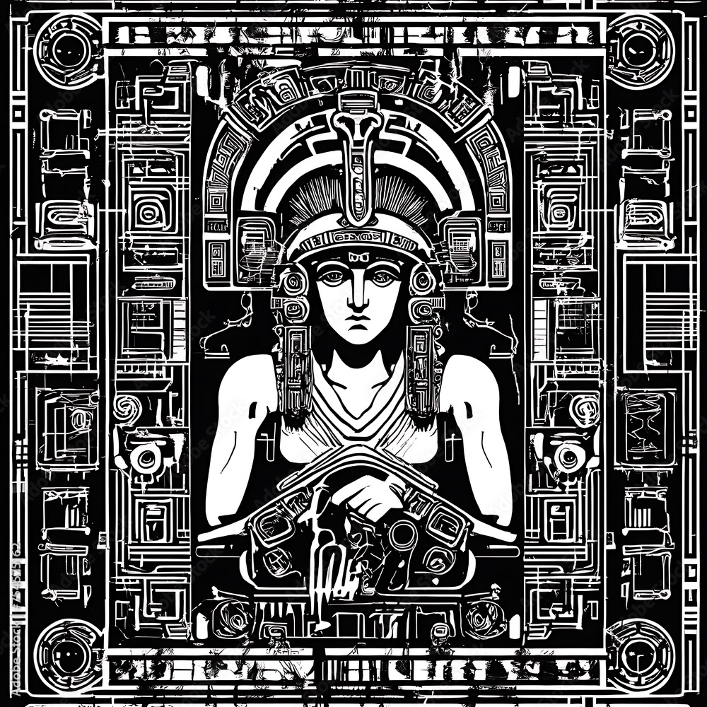 Ancient Greek Culture Pattern: Mythology Greece pattern, Antique ...