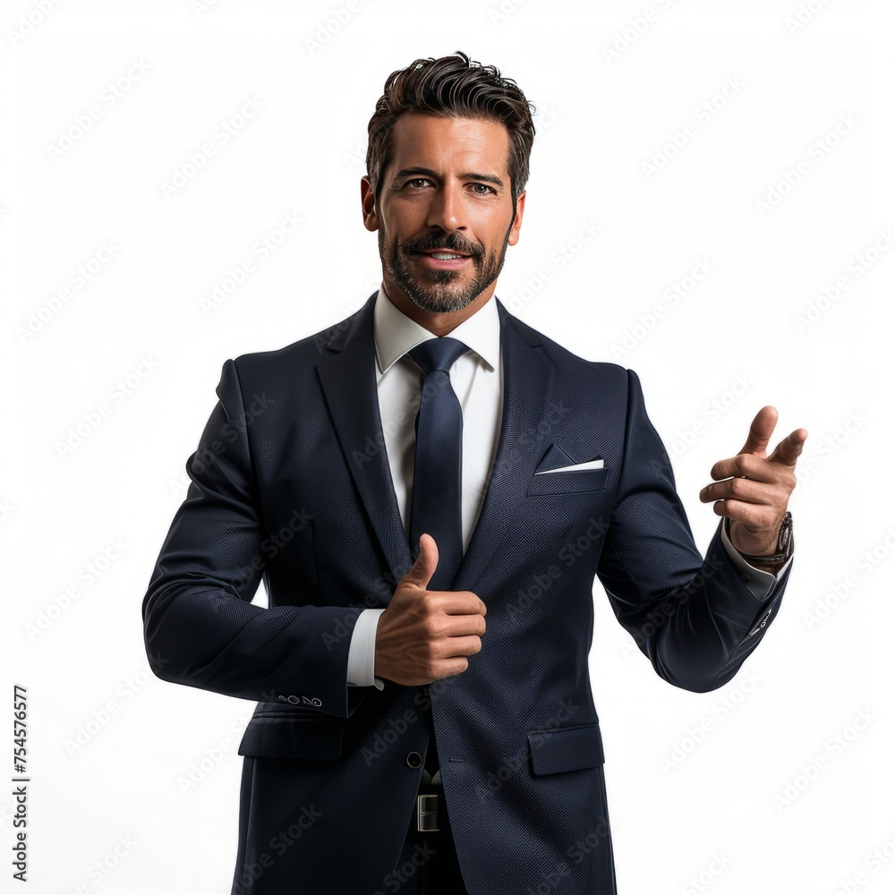 Introducing a confident, professional look with this sleek dark navy ...