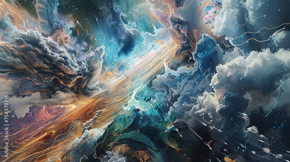 Illustrate the concept of quantum entanglement and superposition by ...