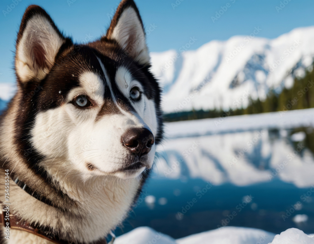 The Siberian Husky is a medium-sized working sled dog breed of Spitz ...