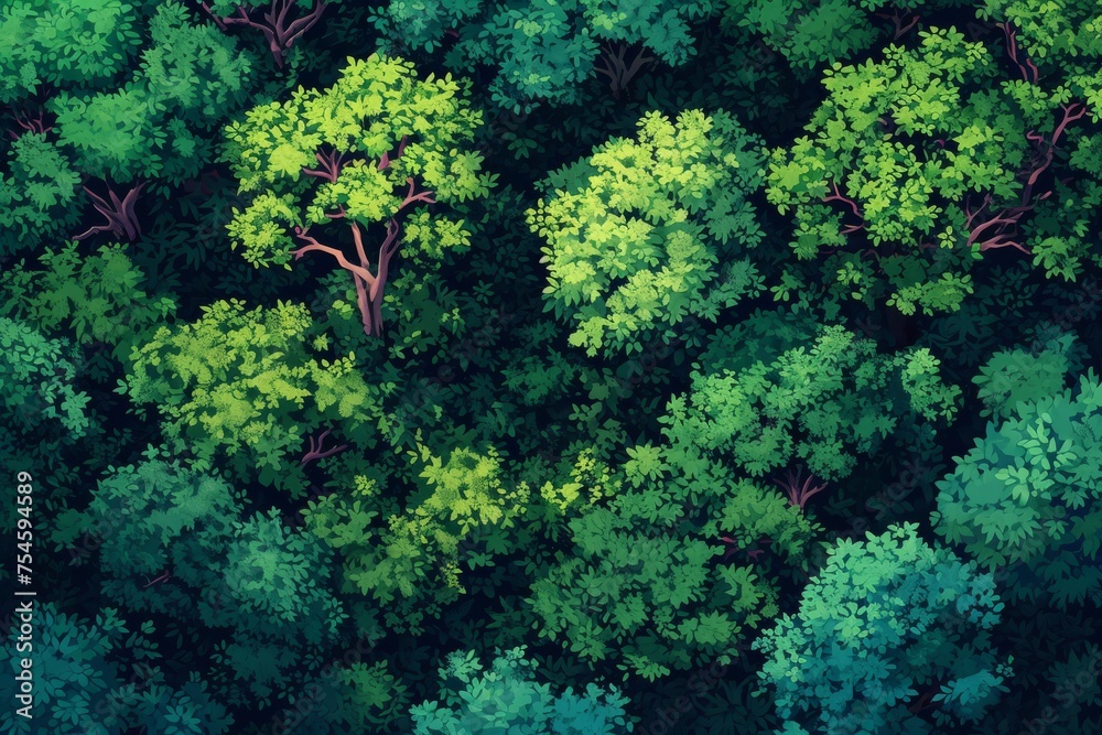 pixel map forest in the game. Pixelated forest for game map. pixelated ...
