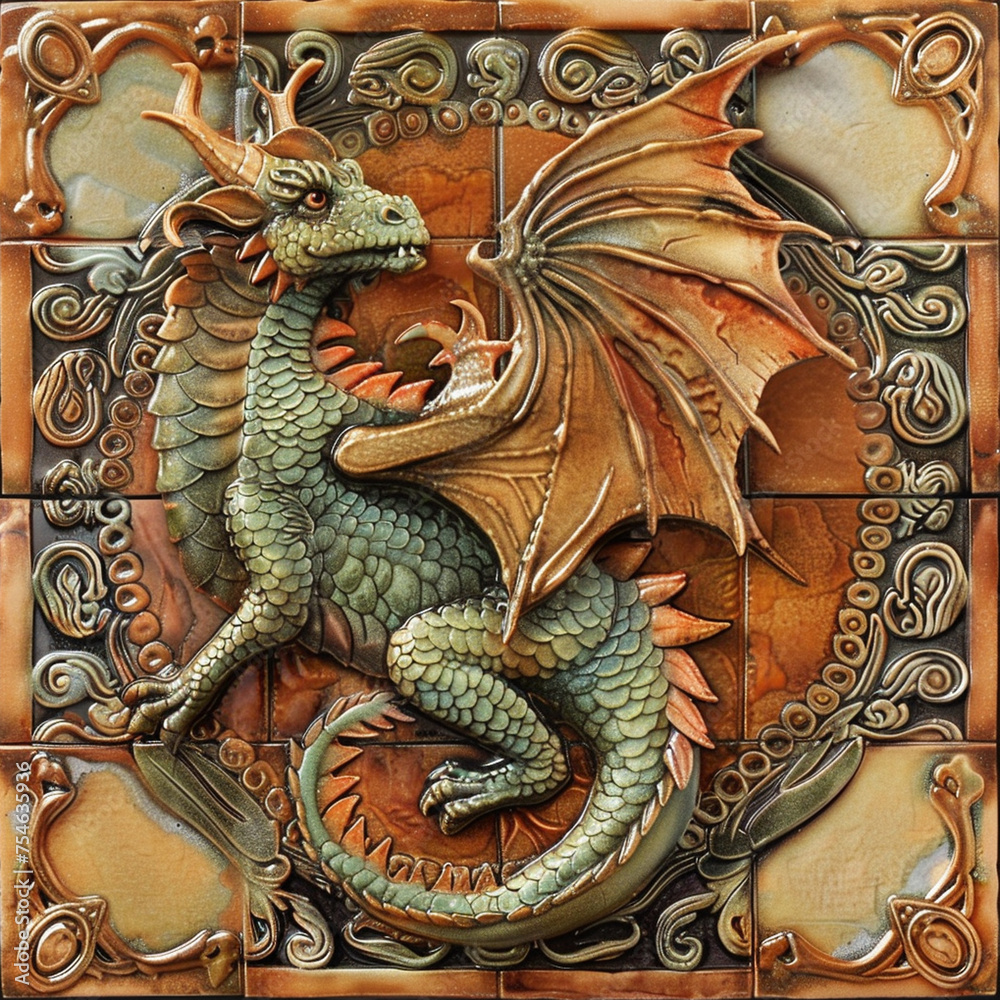 AI Dragon Drawing, Dragon Drawing, Dragon, Image, Dragon, Drawing, AI ...