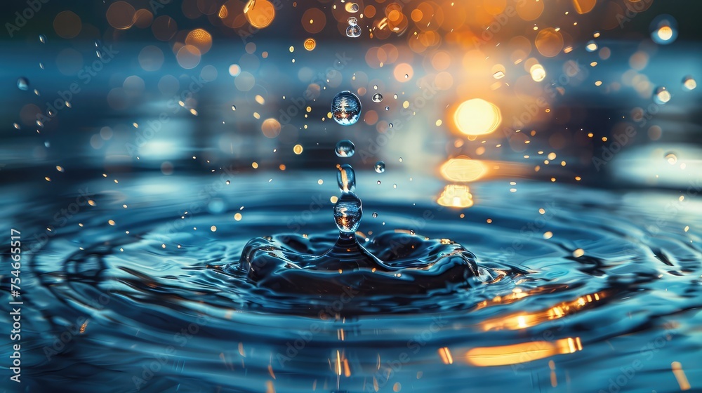 Water Droplets on Various Surfaces, Explore the mesmerizing world of ...