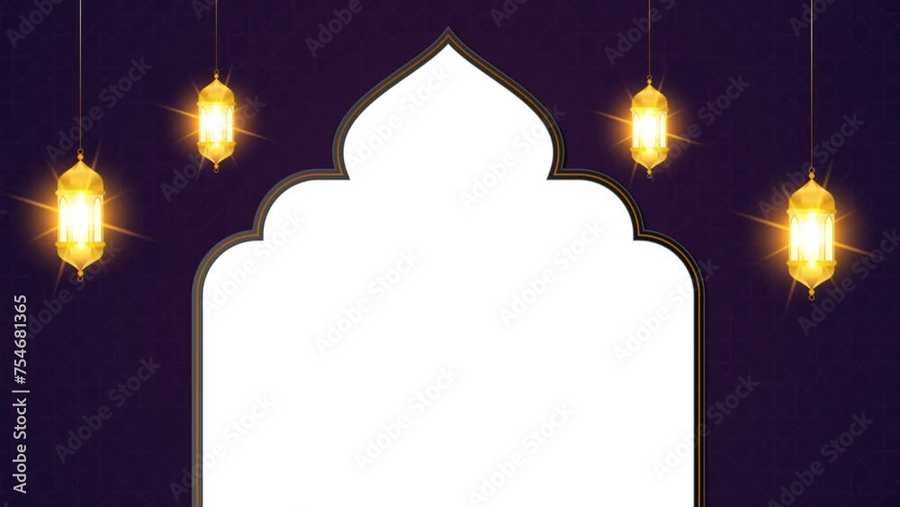 4k Animated Islamic Background with Rotating mandala arabic patterns ...