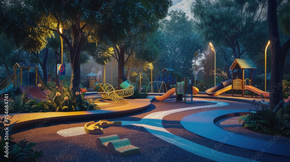 Inclusive Playground Design A playground designed for children of all ...