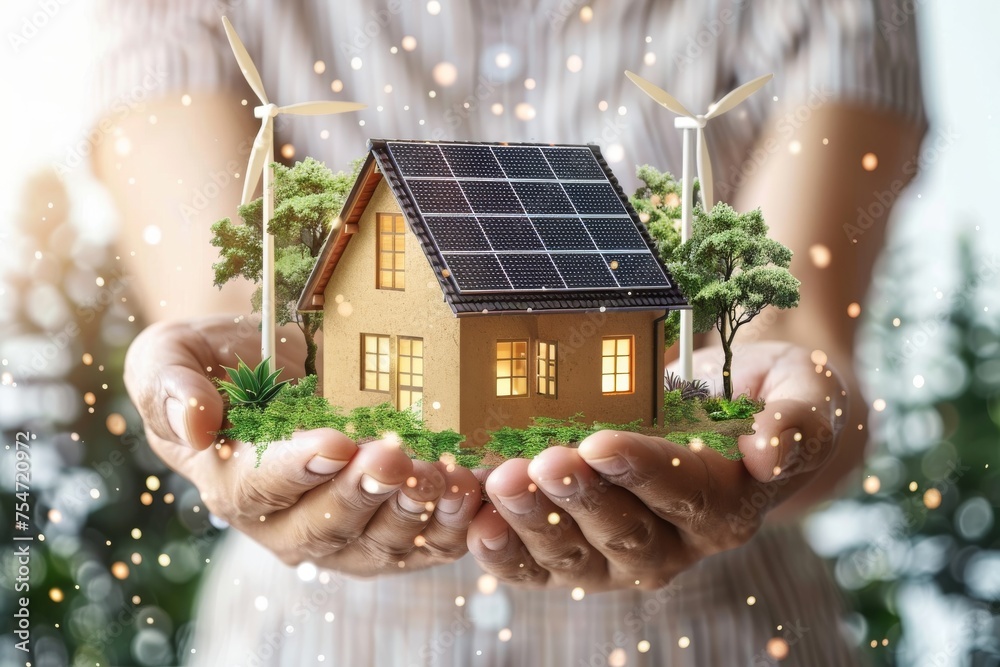 Smart Home Sustainable home construction EV Electric Car Wallbox ...