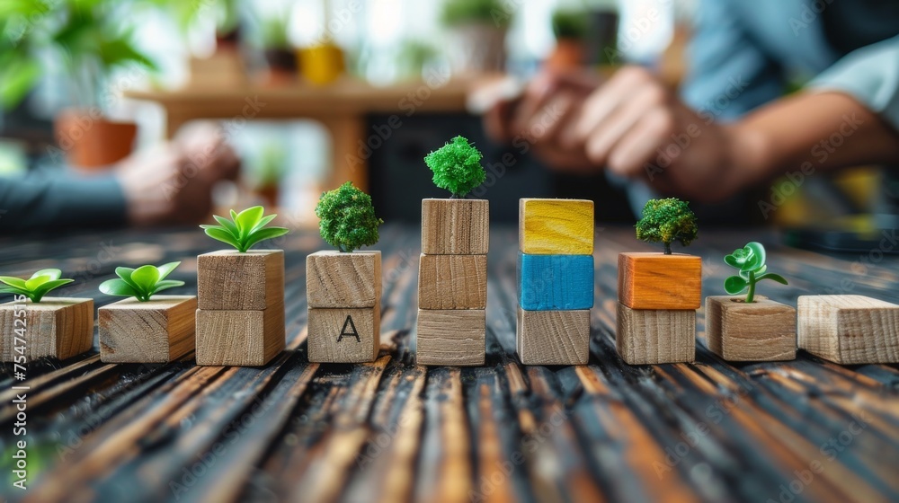 Growth in career and personal development, success, progress ...