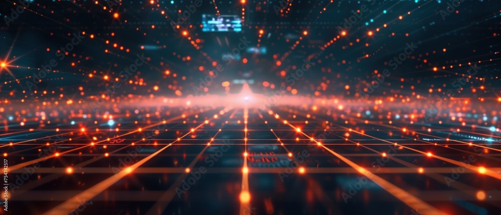 Neural Network Nexus, a vast and complex neural network, visually ...