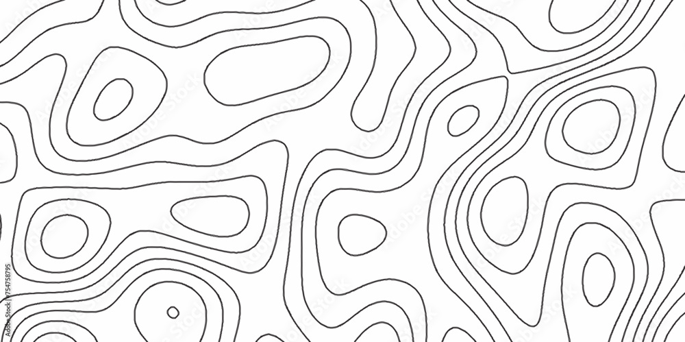 Modern Topographic map background geographic line map with elevation ...