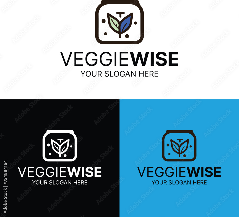 Vetor de seed logo, vegetable logo, fruits logo, minimal logo, creative ...